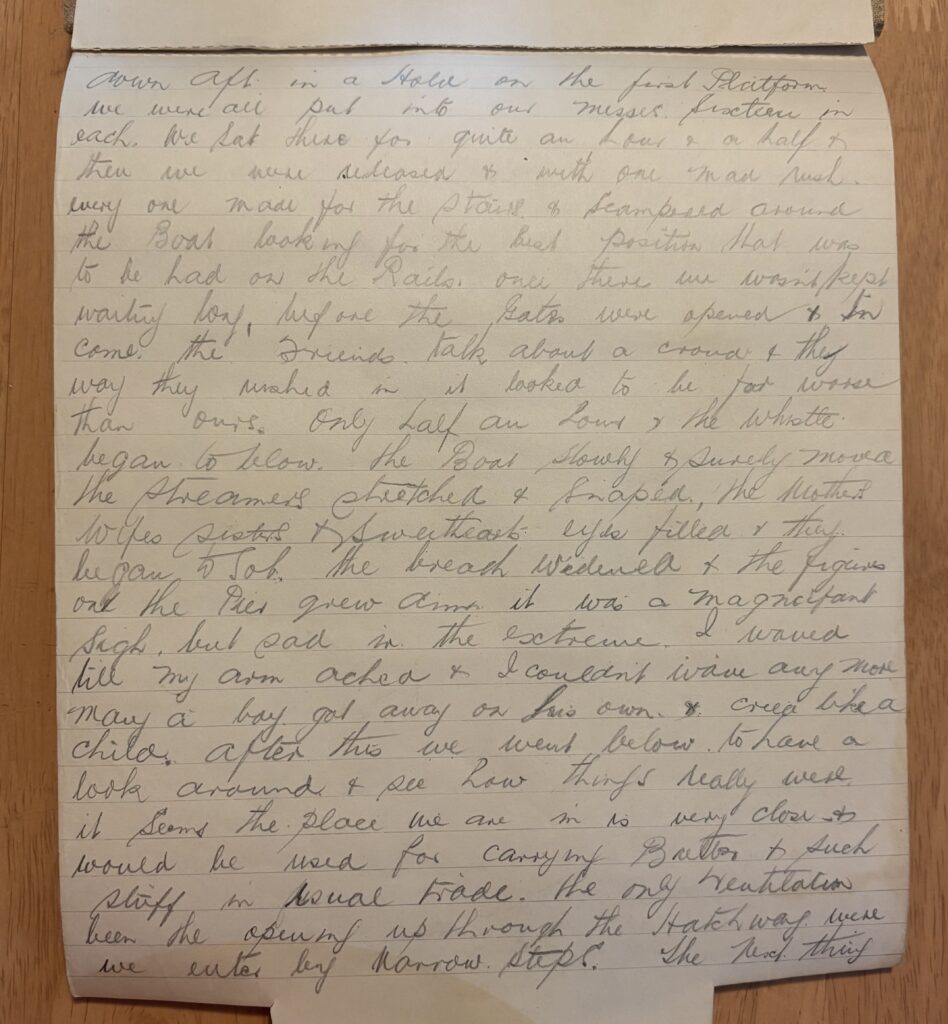 WW1 1916 diary HMAT Nestor Port Melbourne - Cape Town - The Collector